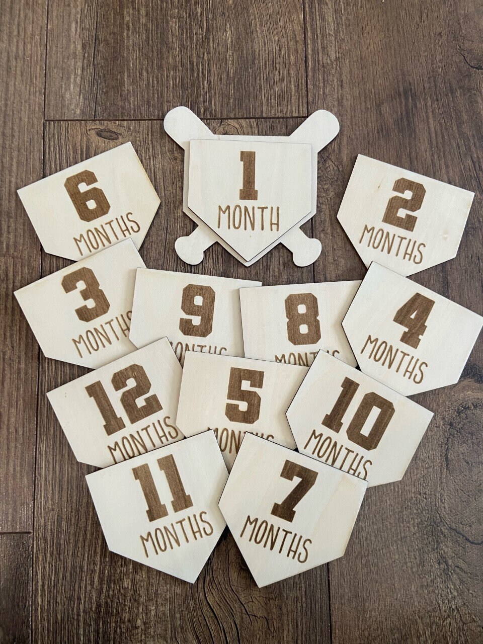 Baseball Bases Milestone SVG Laser Cut File - Etsy