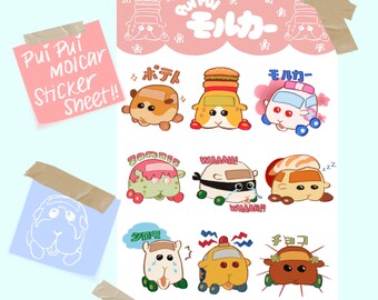 Pui Pui Molcar Sticker - Etsy