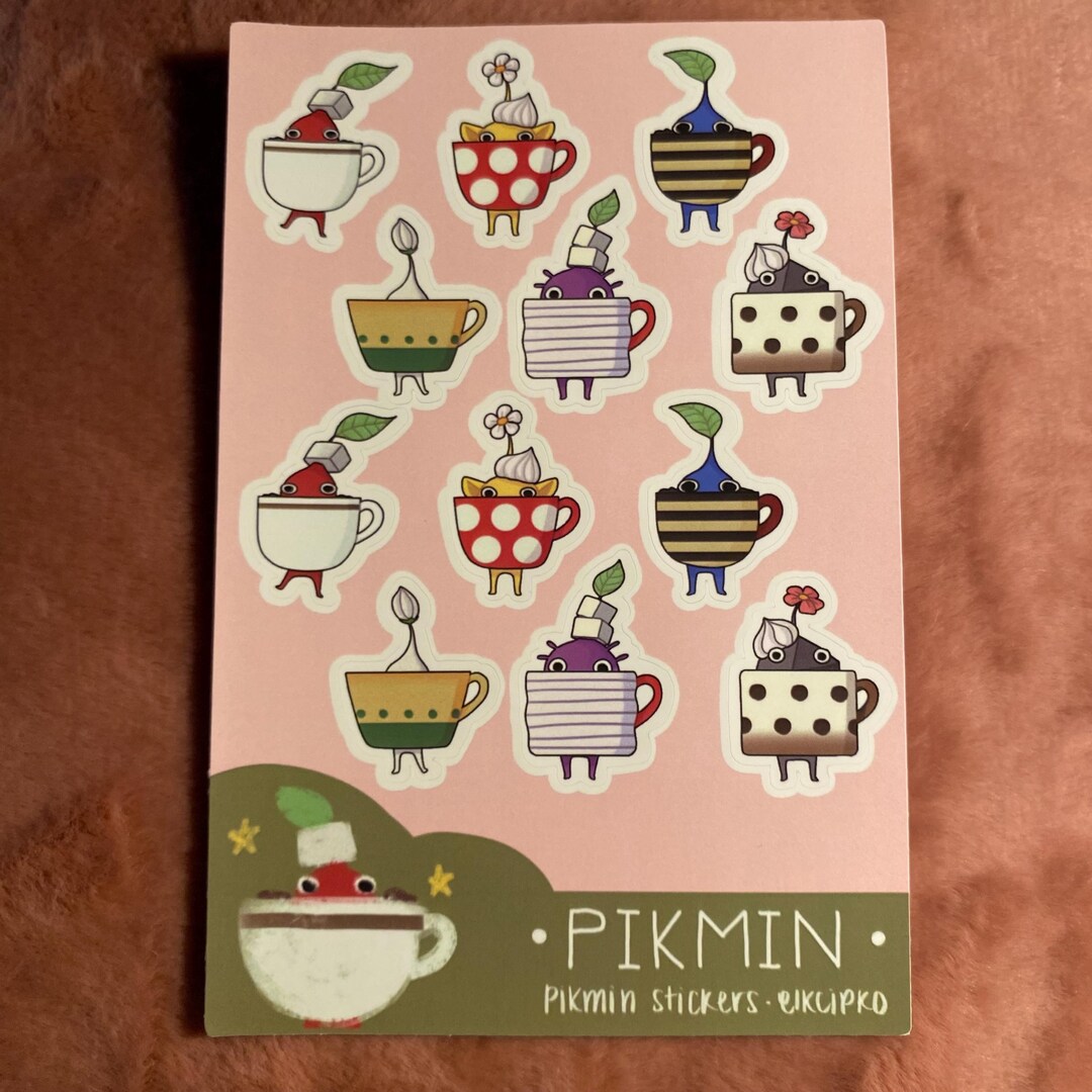 WATERPROOF Pikmin Sticker Sheet - Matte - Etsy