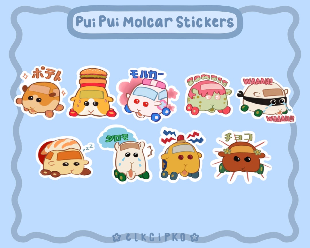 Pui Pui Molcar Stickers - Etsy