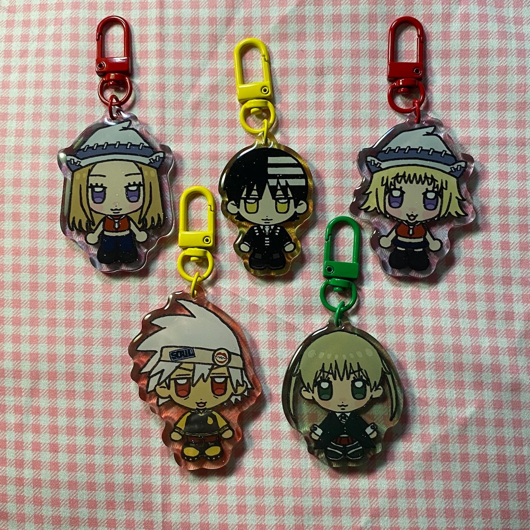 SOUL EATER - Glitter Acrylic Keychain - Etsy