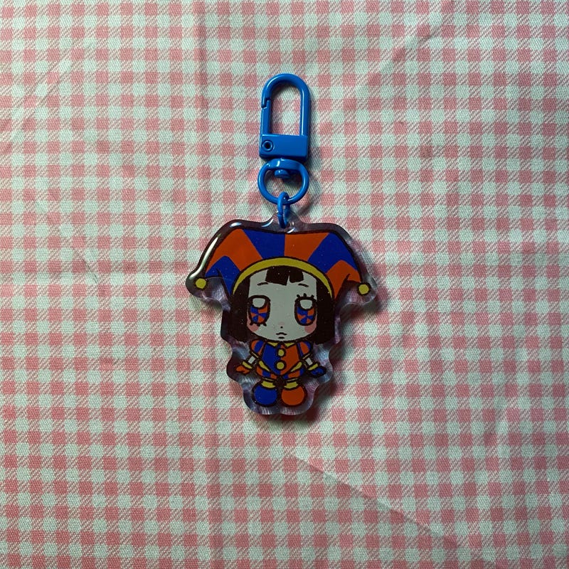 Pomni Keychain - Etsy