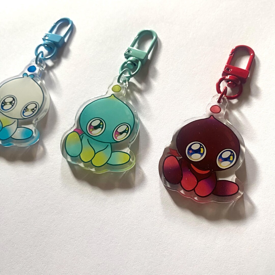 SONIC CHAO GARDEN Glitter Acrylic Charm Keychain - Etsy