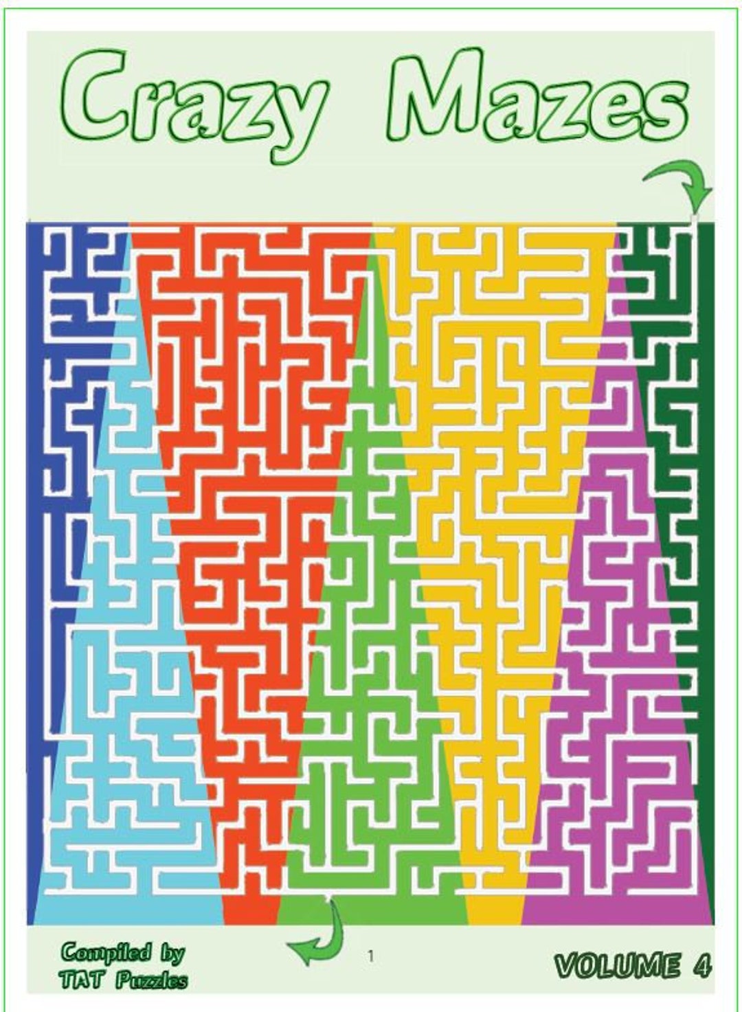 All New Mazes Instant Download 20 Printable Puzzles With Solutions for ...