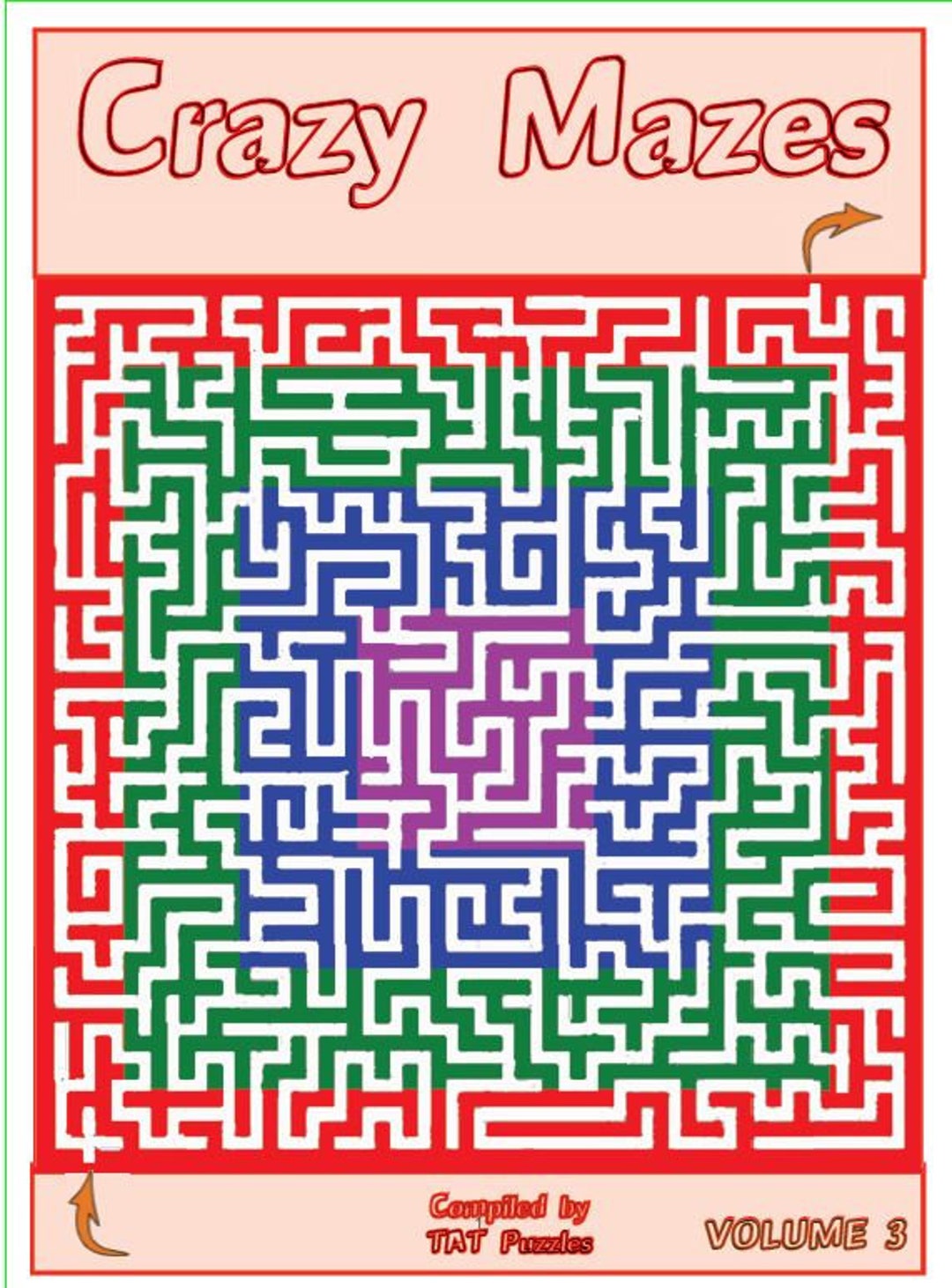 All New Mazes - Printable Puzzles With Solutions for Adults and Teens ...