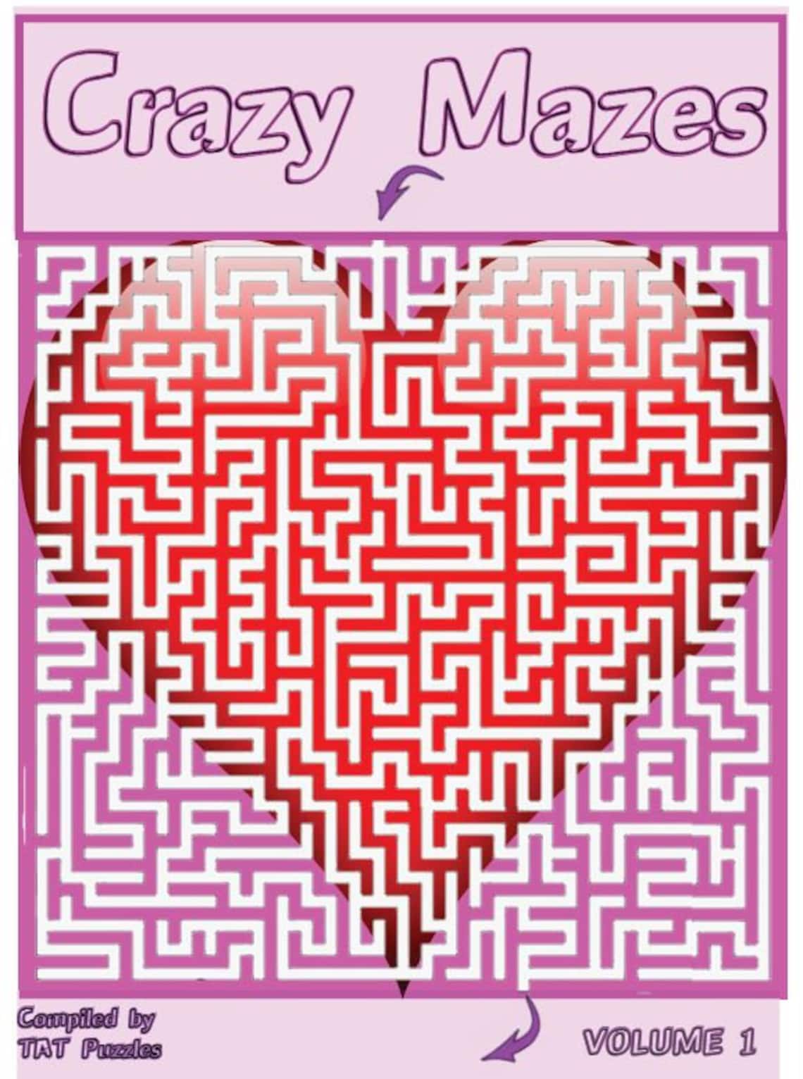 Instant Download - Printable Maze Puzzles With Solutions for Adults and ...