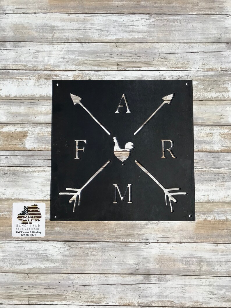 Farm Arrow Sign Farmhouse Decor Tribe Arrows Metal | Etsy