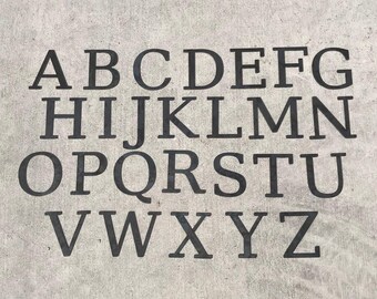 3 Inch Metal Letters Numbers typewriter, Small Metal Letters Numbers ...