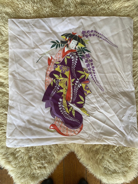 japanese geisha rayon bandana - Gem