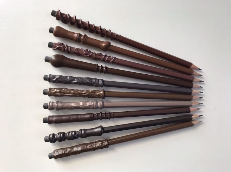 Set of 3-10 Wizard Pencil Wands/pencil Wands/wands/wizard Wands/witch ...