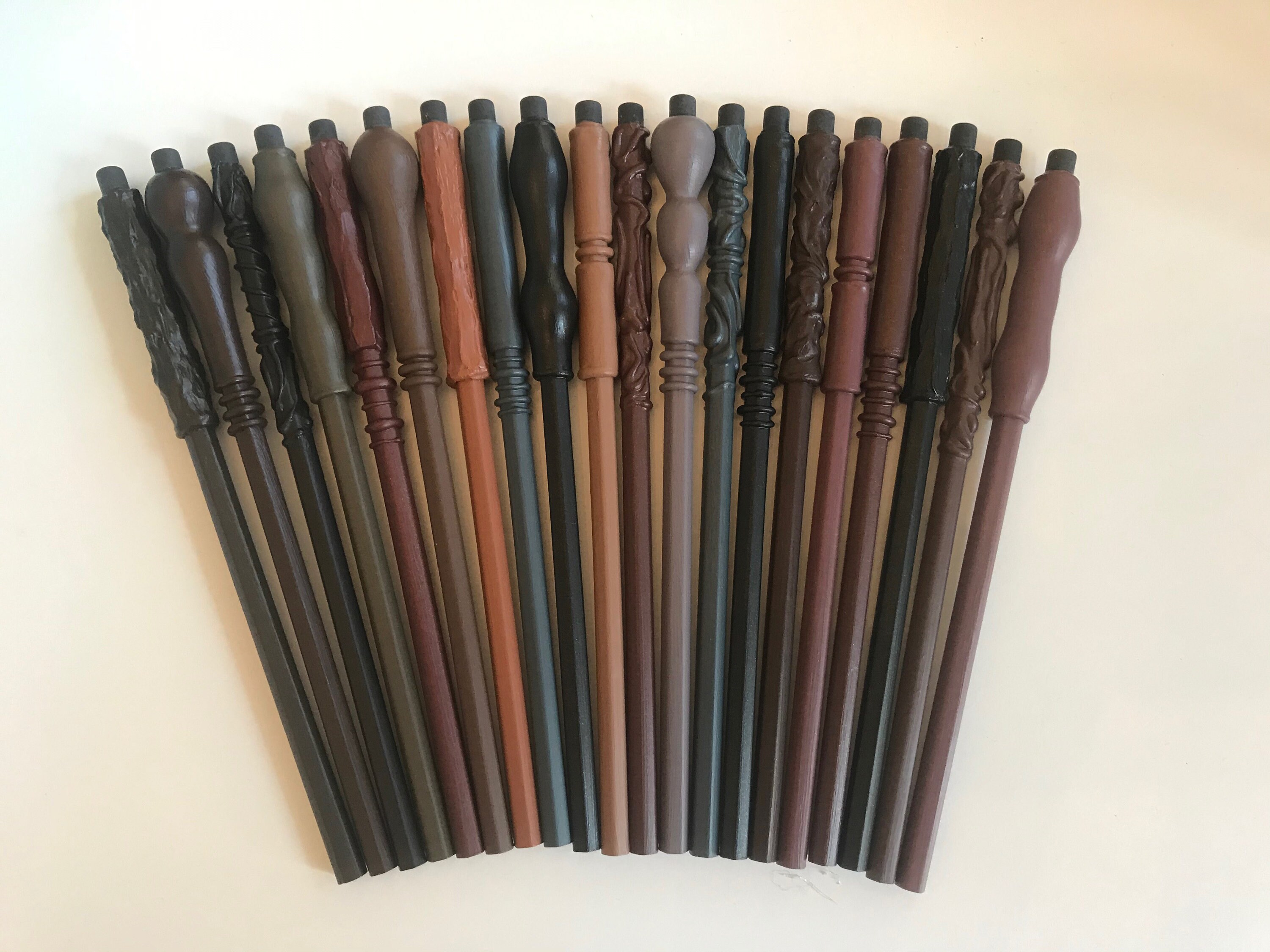 Set of 3-10 Wizard Pencil Wands/pencil Wands/wands/wizard Wands/witch ...