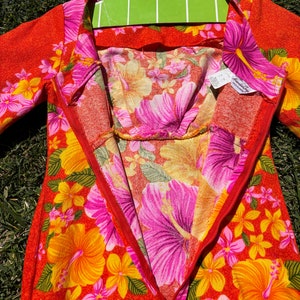 Vintage 60s/70s Hawaiian Togs Orange, Pink, Purple, Green, Yellow, and ...
