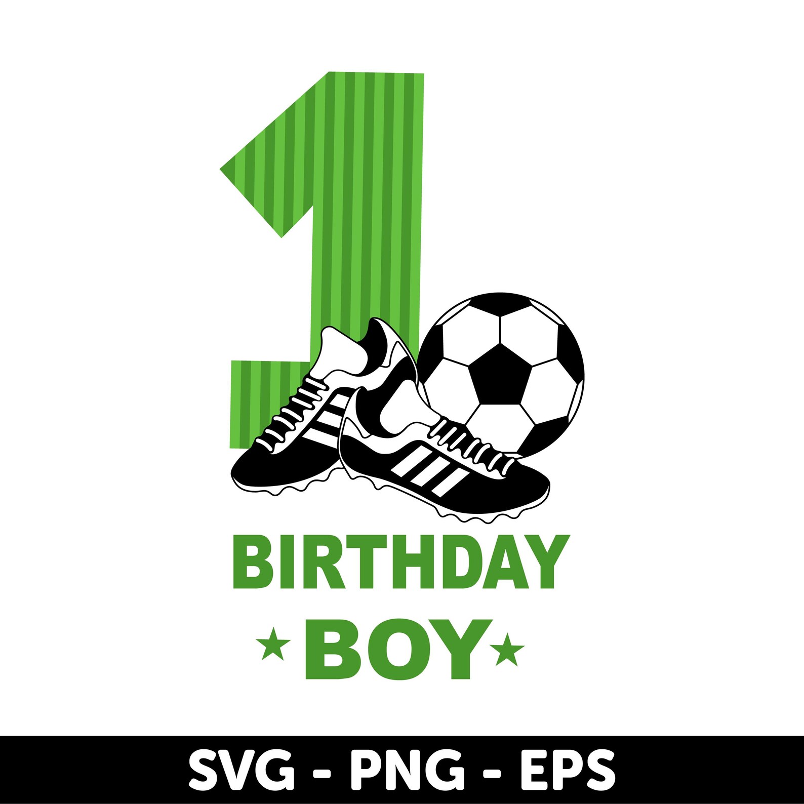 Football Birthday SVG, First One Svg, Birthday Boy Soccer Theme, 1st ...