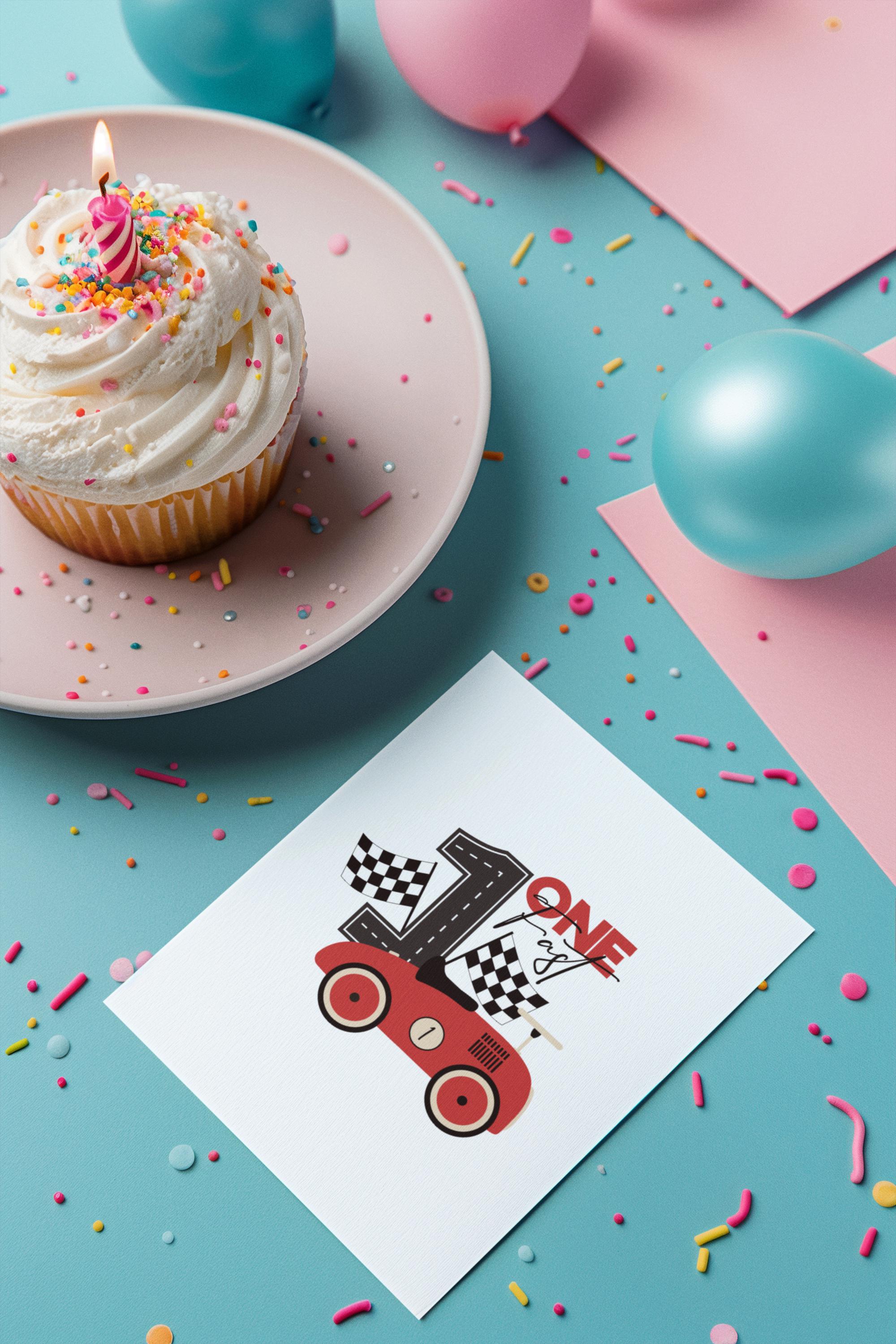 One Fast Birthday SVG, Race Car First Birthday Party, 1st Birthday ...