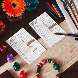 Daily Task Planner Svg, Daily Routine Svg, Printable to Do List Svg ...