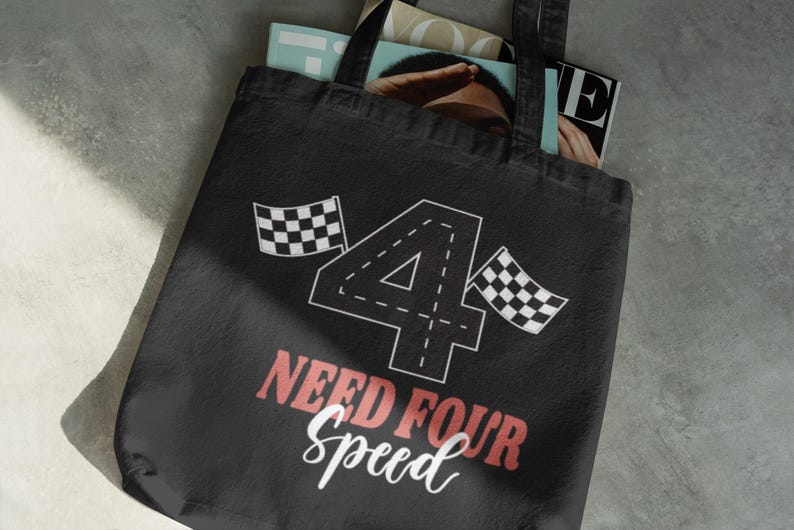 Need Four Speed Birthday SVG - Racing Theme Printable for Kids ...