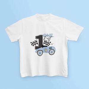 Fast One Svg, 1st Birthday Racing Car, Blue Vintage Car SVG, 1st ...