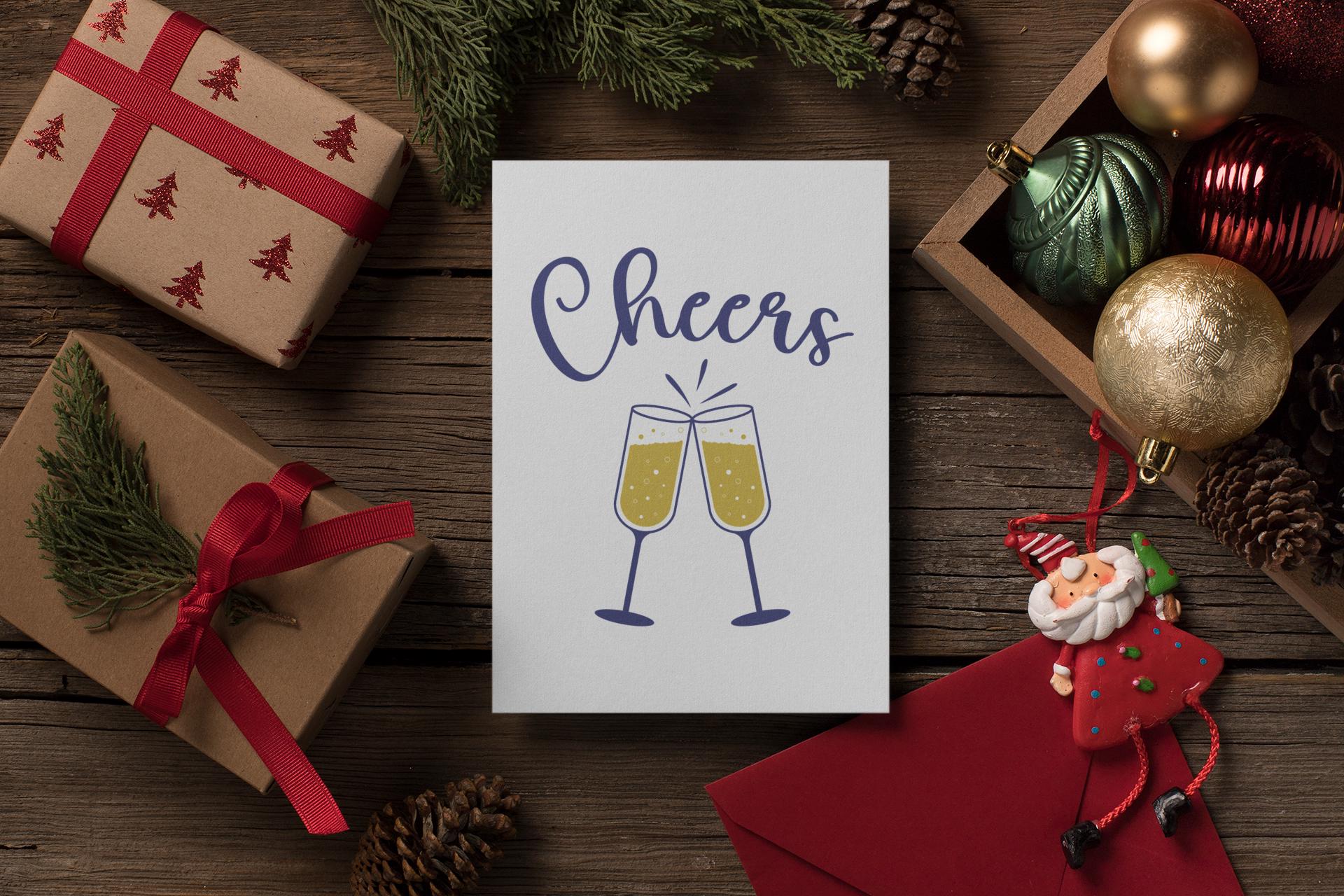 Cheers Svg, Champagne Glass Cheers SVG, Celebrate Svg, New Year SVG ...