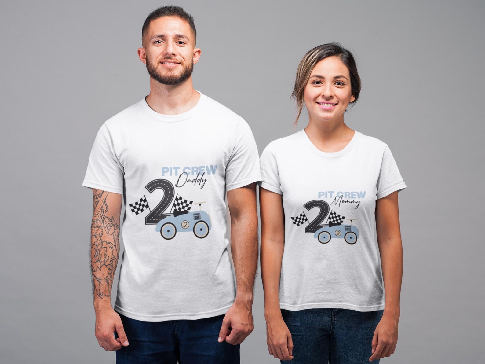 Two Fast, Age 2 Racing Theme - SVG, Pit Crew Birthday Party Set, Race ...