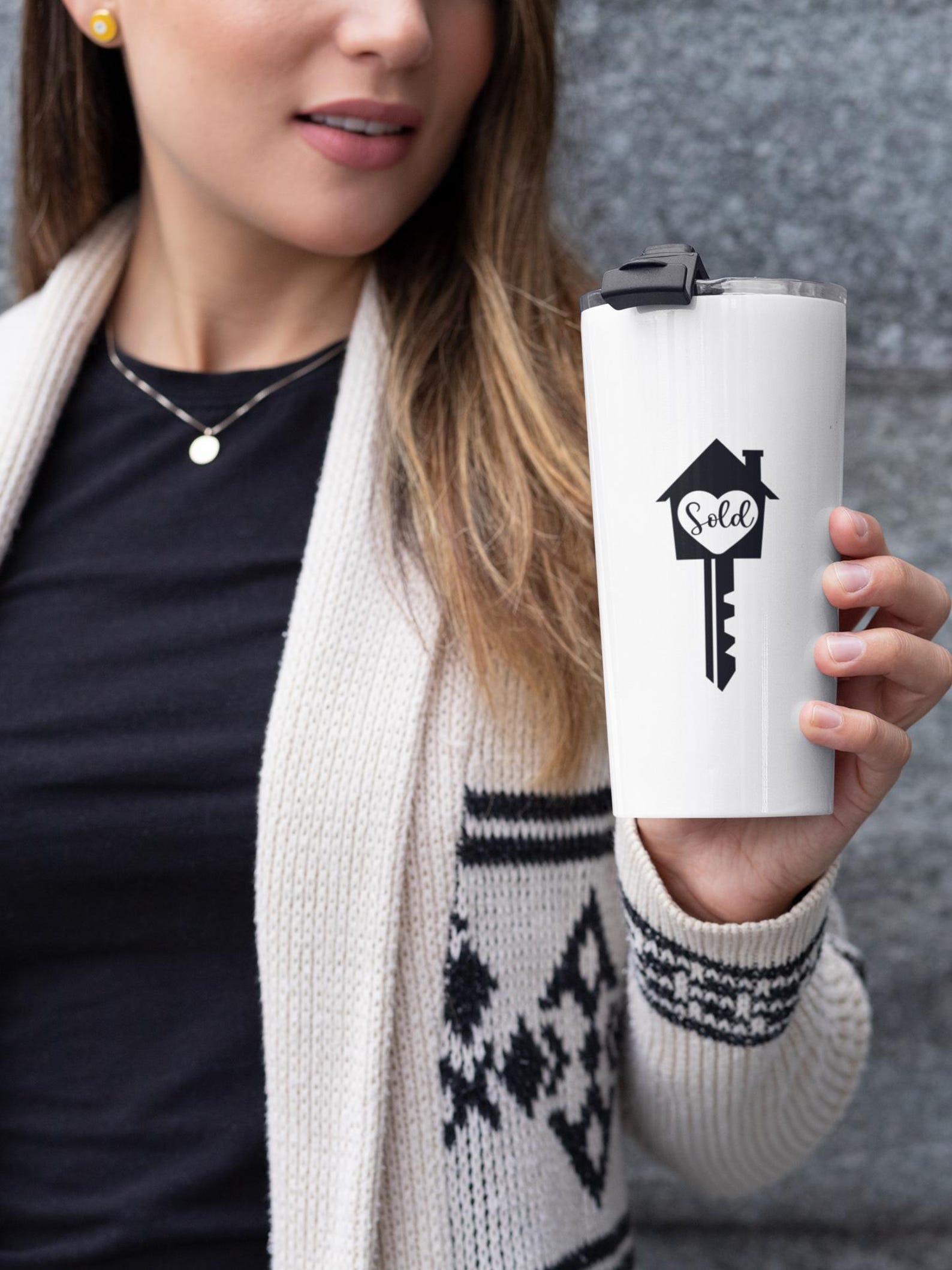 Sold Key With House Design SVG, Real Estate Themed Clipart SVG, Sold ...