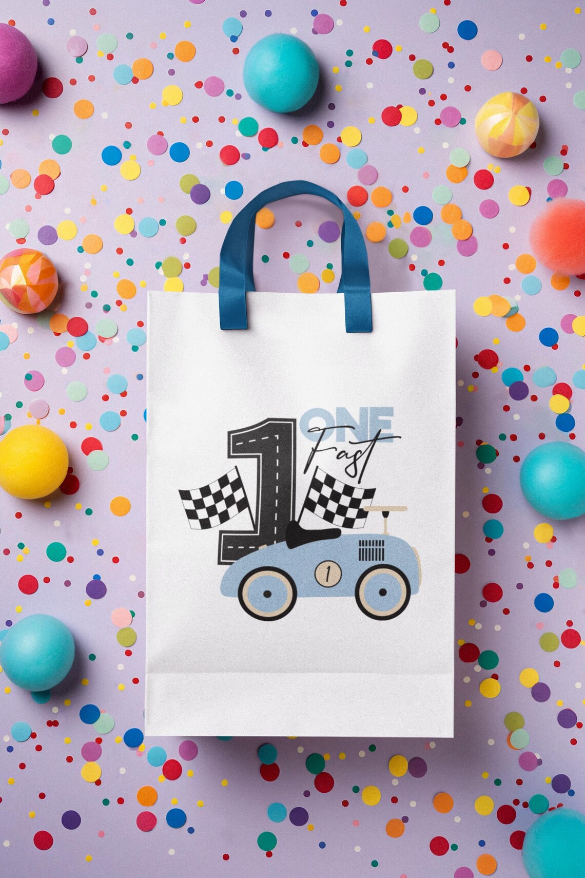 Fast One Svg, 1st Birthday Racing Car, Blue Vintage Car SVG, 1st ...