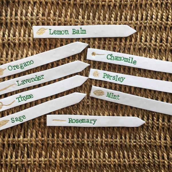 Herb Labels - Etsy