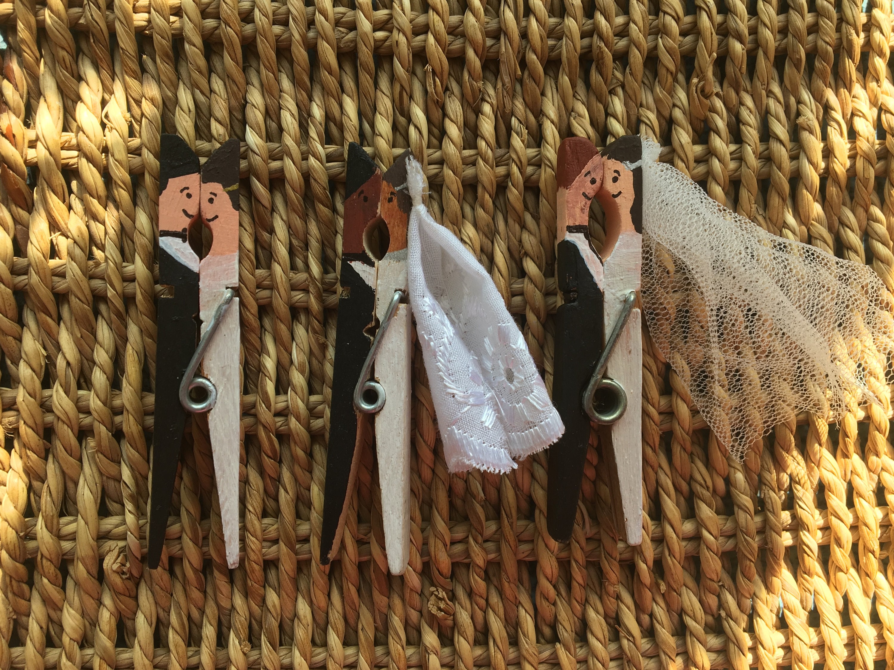 Peg Bride & Groom Wedding Peg Hand Painted - Etsy