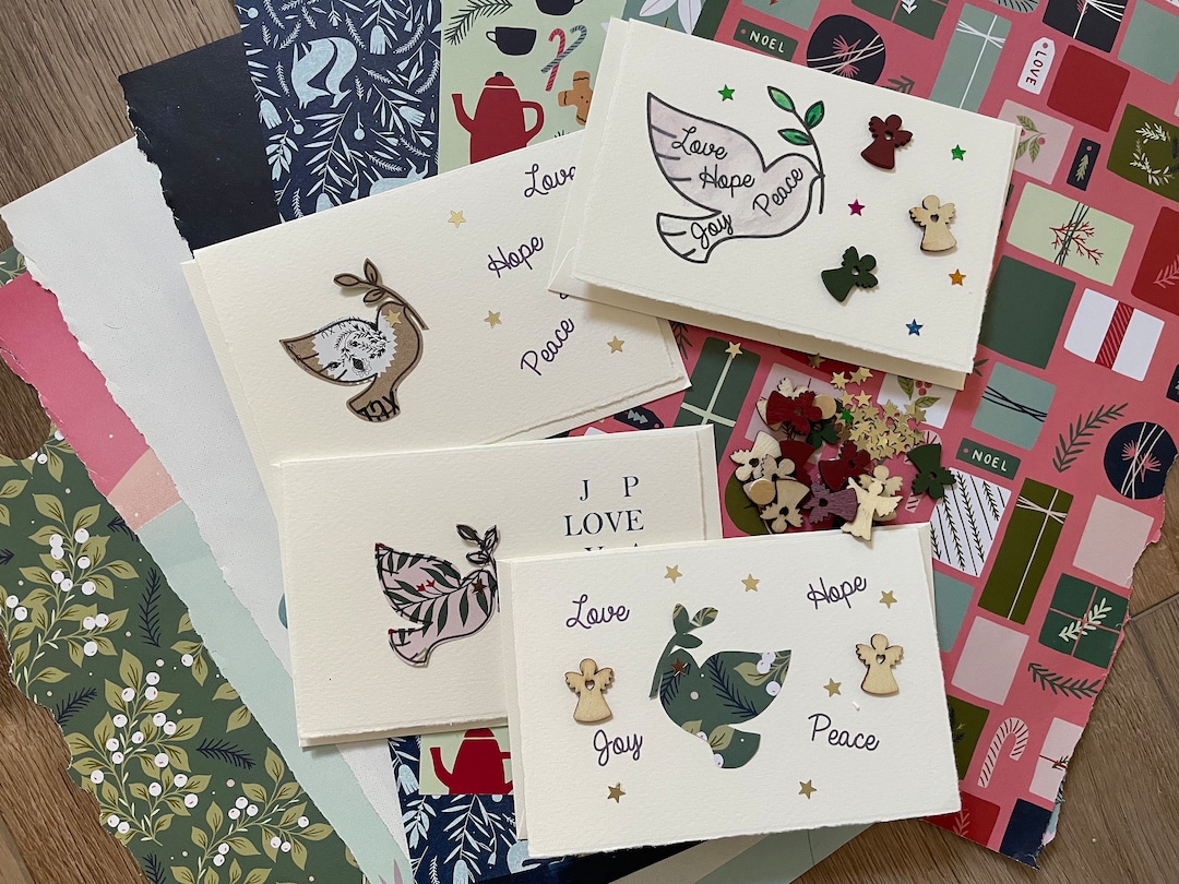 Make Your Own Handmade Christmas Cards Kit - Etsy