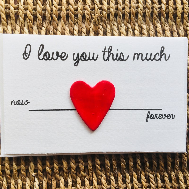 I Love You This Much Card - Etsy
