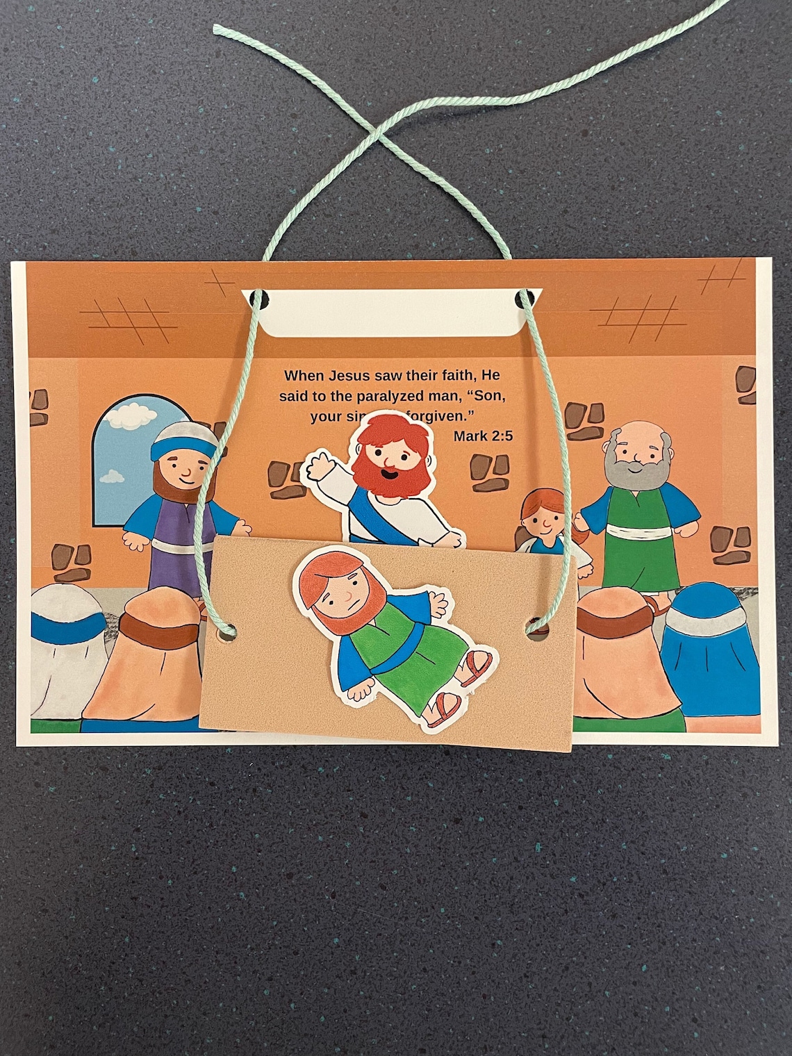 Jesus Heals the Paralytic Craft (SOLD INDIVIDUALLY) - Etsy