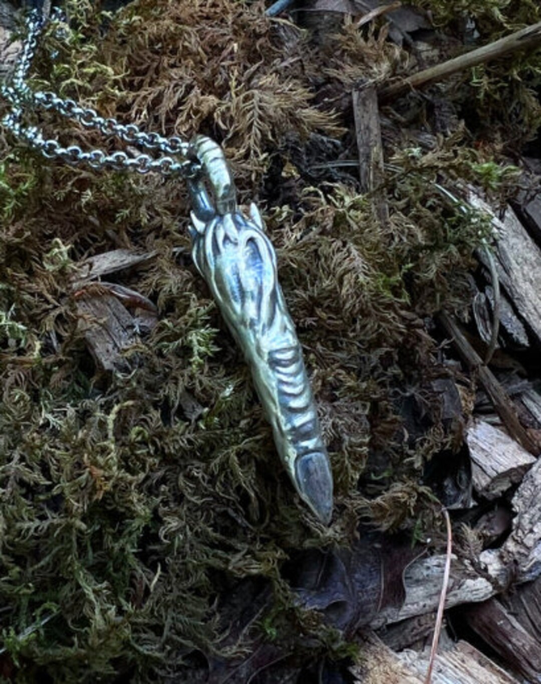 Cursed Energy Sorcerer's Finger, Jutsu Demon Silver Pendant, Kai Suku ...