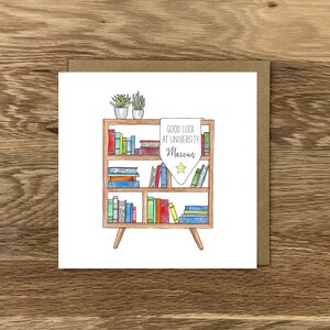 Personalised Good Luck at University Greeting Card, Starting University ...
