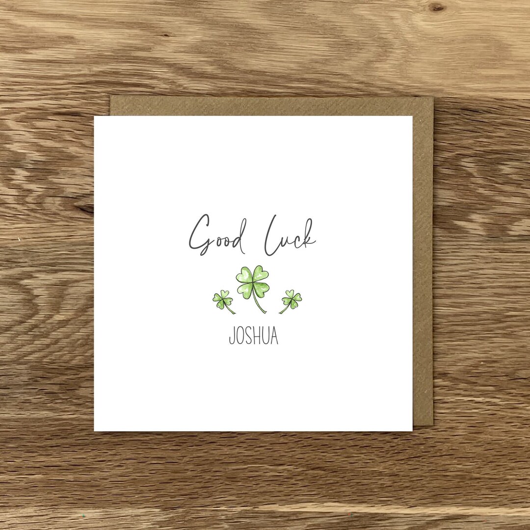 Personalised Good Luck Greeting Card, Good Luck at University Card ...