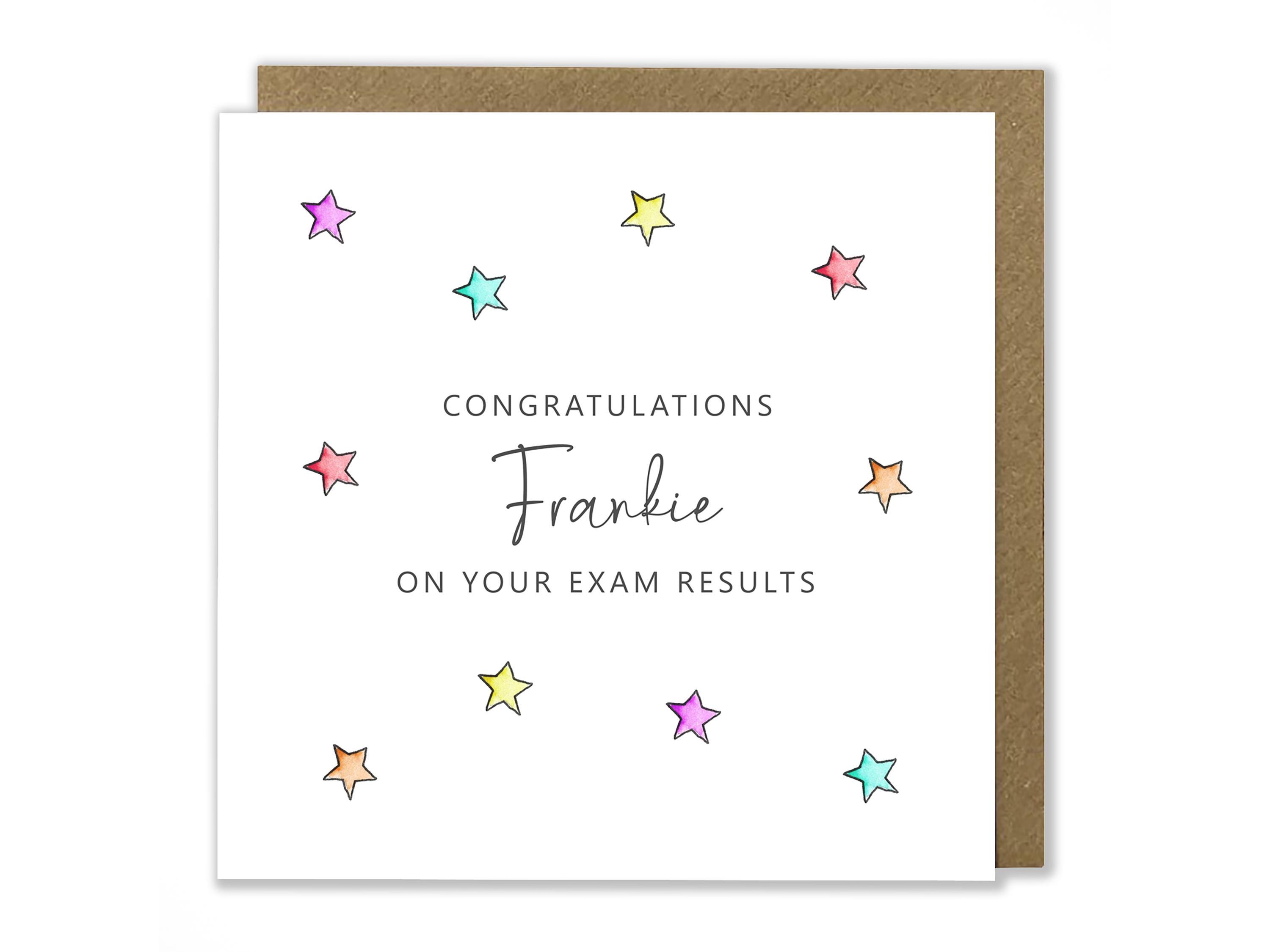 Personalised University Card, Starting University, Good Luck Card, Good ...
