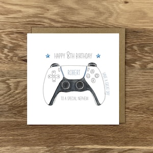 Personalised Gaming Birthday Card PS5 Greeting Card - Etsy