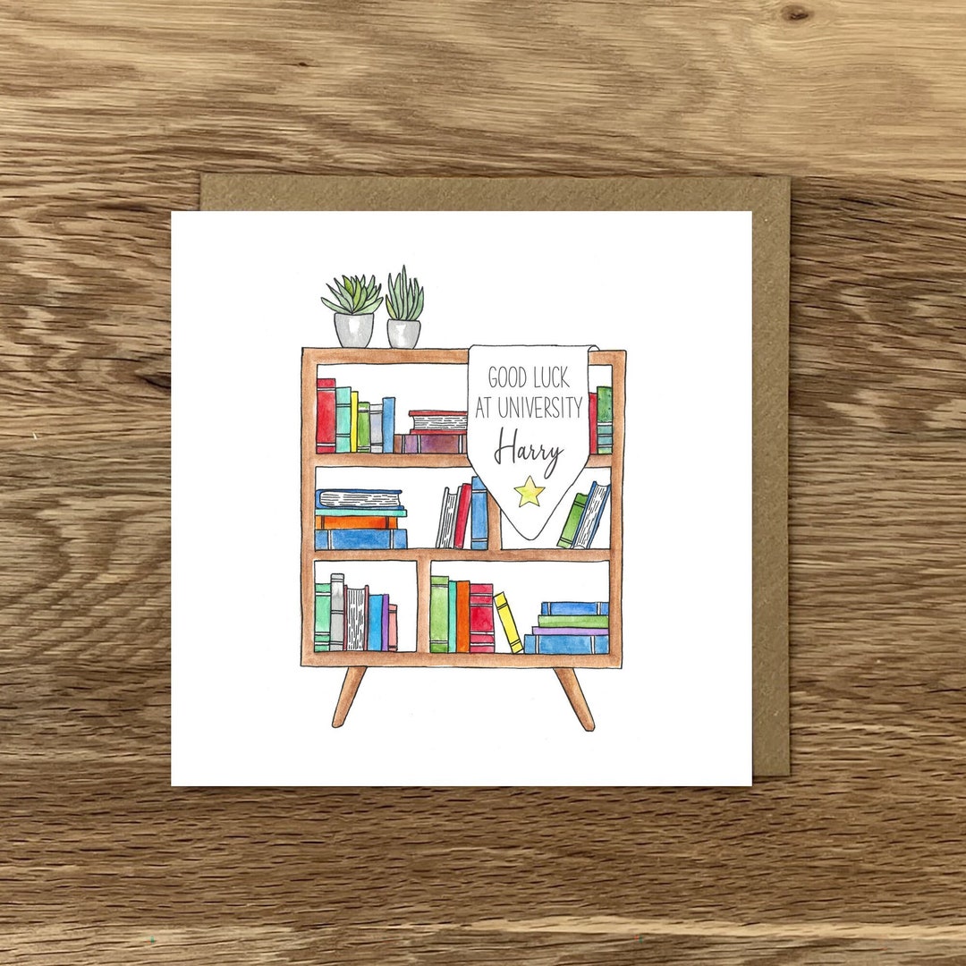 Personalised Good Luck at University Greeting Card, Starting University ...