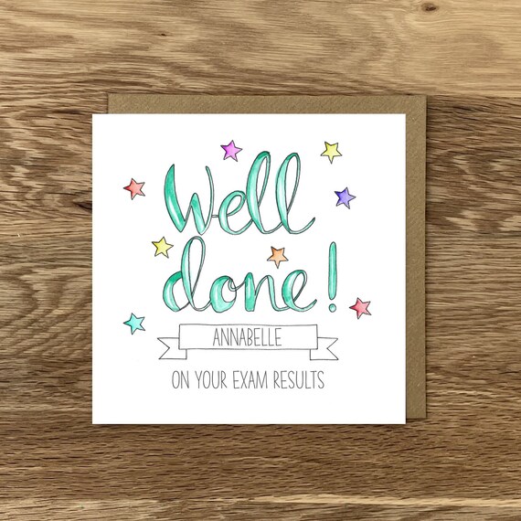 Congratulations Cards For Exam Results