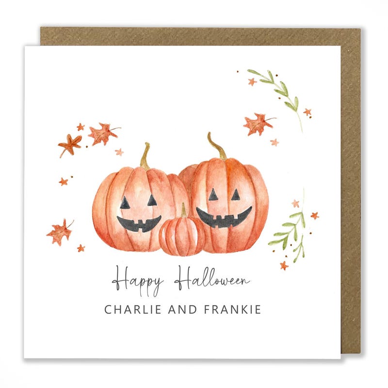 Happy Halloween Card - Etsy
