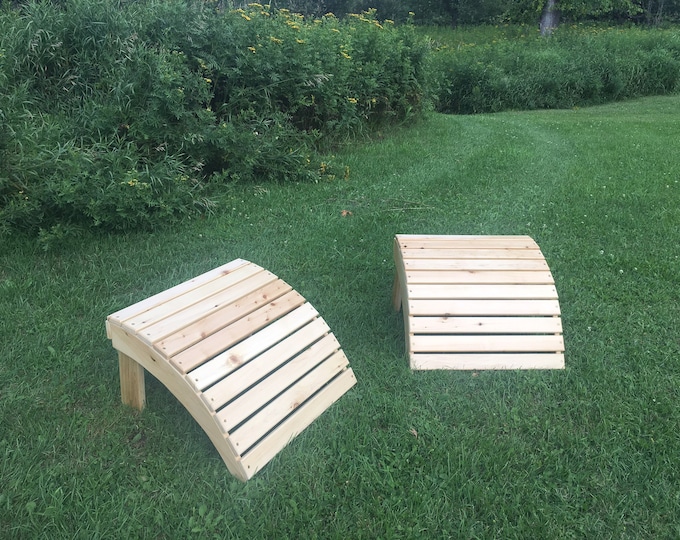 Cedar Adirondack Foot Rest - Etsy