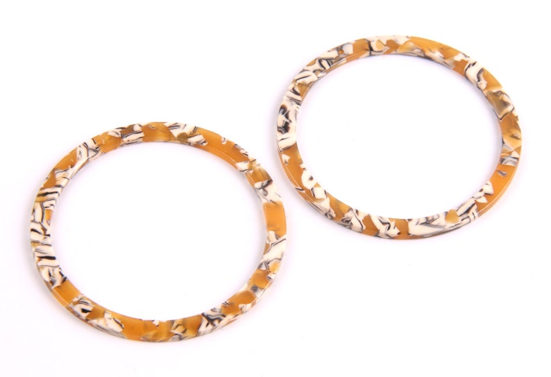 6PCS Tortoise Shell Acetate Acrylic Diy Earring Charms-circle - Etsy