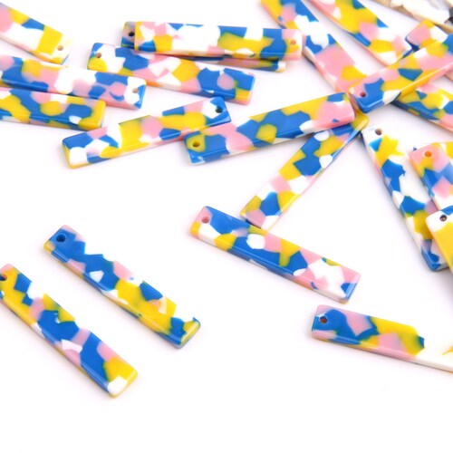 6PCS Tortoise Shell Acetate Acrylic Earring Stud/post Charm - Etsy