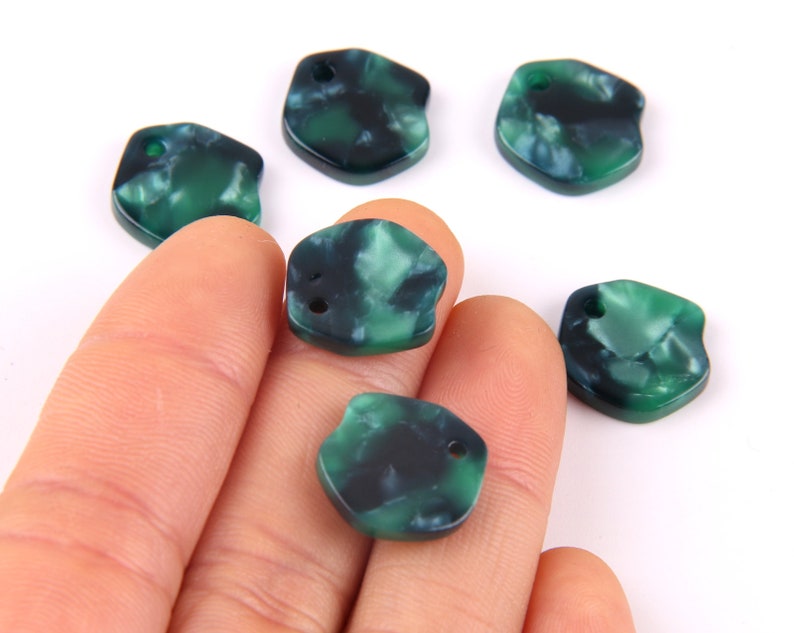 6PCS Tortoise Shell Acetate Acrylic Earring Charms-special - Etsy UK