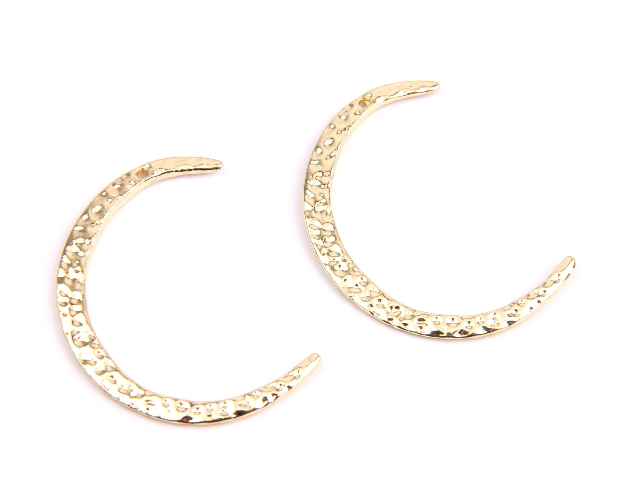 6PCS Gold Planted Zn Alloy Earring Charm-big C Shaped-earring - Etsy