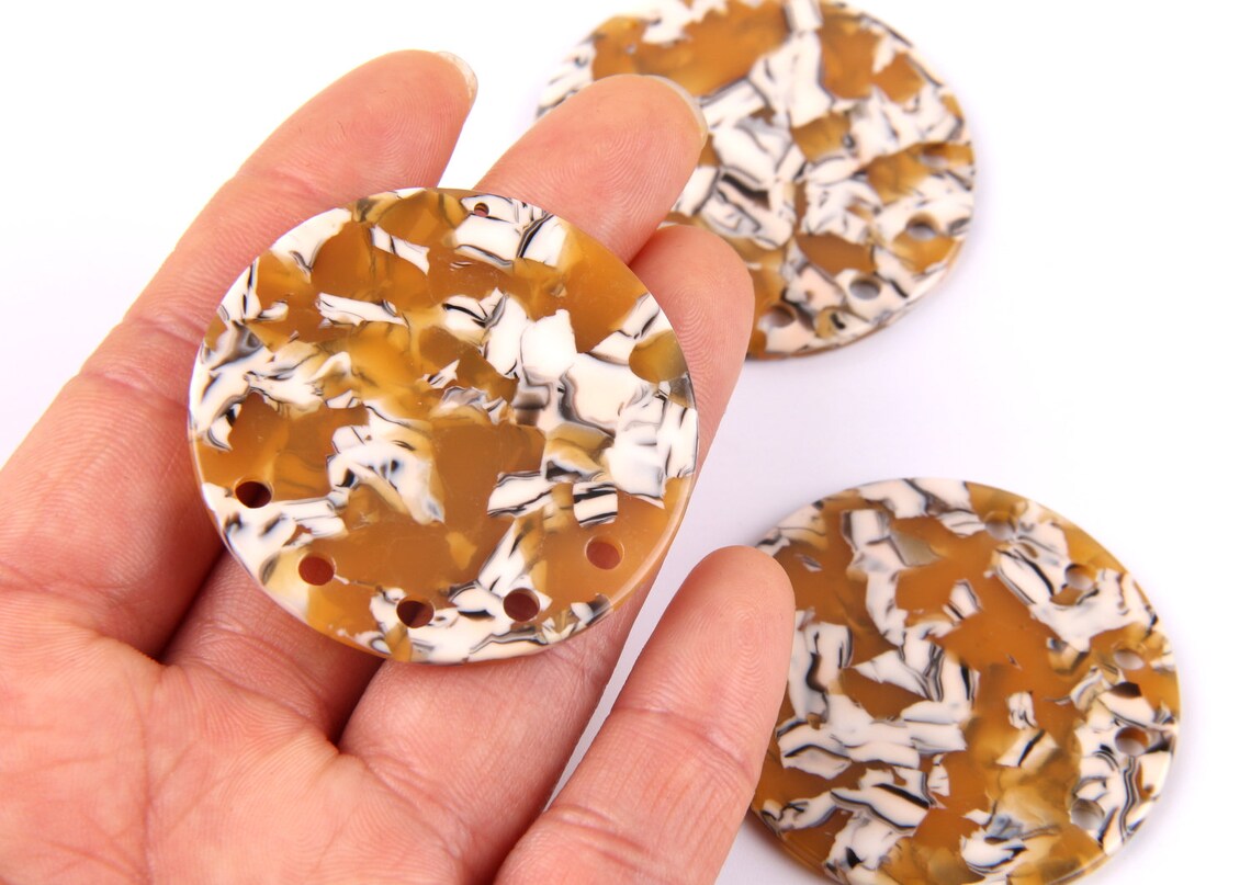 6pcs Tortoise Shell acétate acrylique boucle doreille - Etsy France