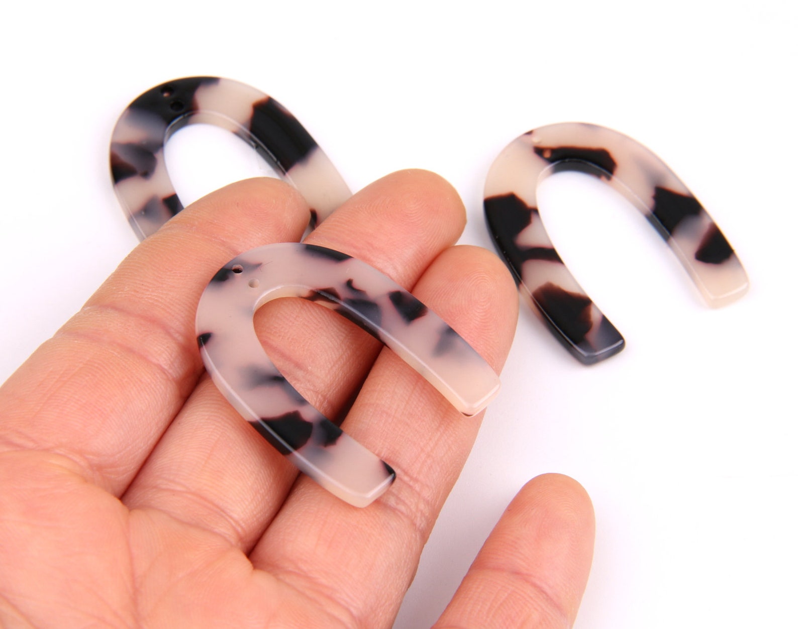 6PCS Tortoise Shell Acetate Acrylic Diy Earring Charms-u - Etsy