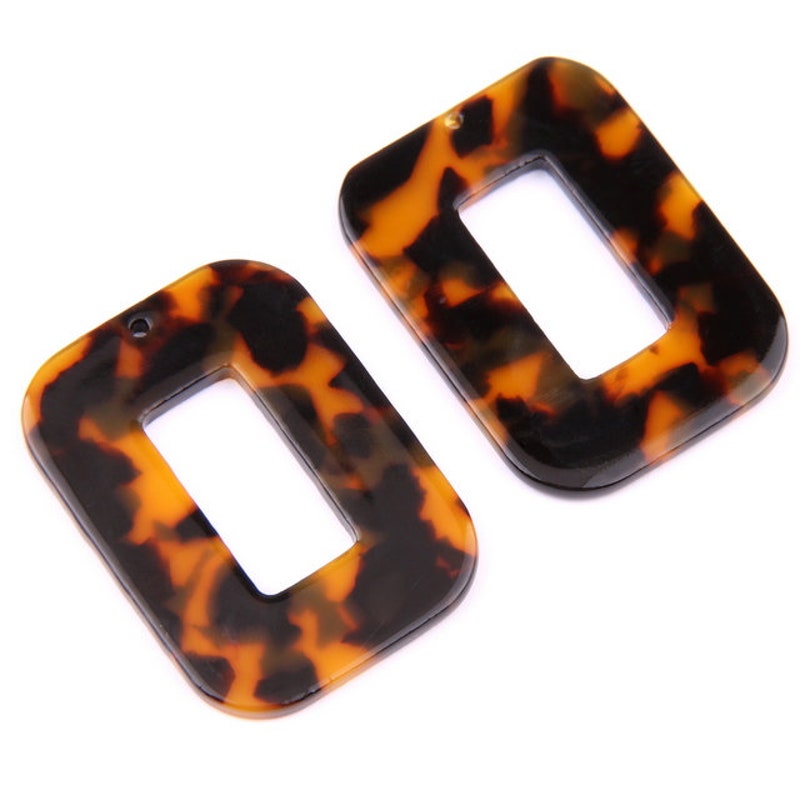 Acrylic Rectangle Charms - Etsy