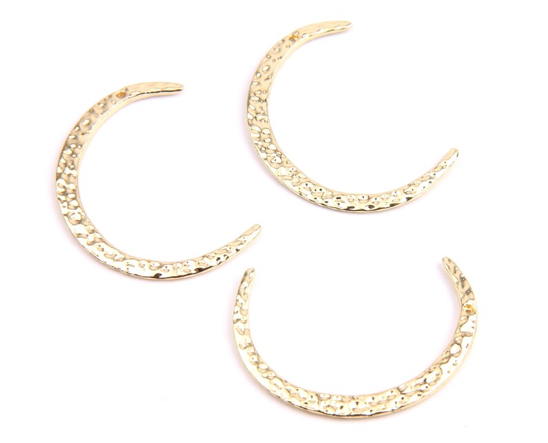 6PCS Gold Planted Zn Alloy Earring Charm-big C Shaped-earring - Etsy