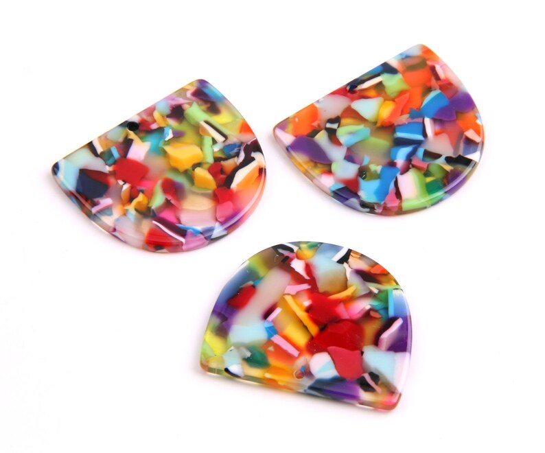 6PCS Tortoise Shell Acetate Acrylic Earring Charms-navette - Etsy