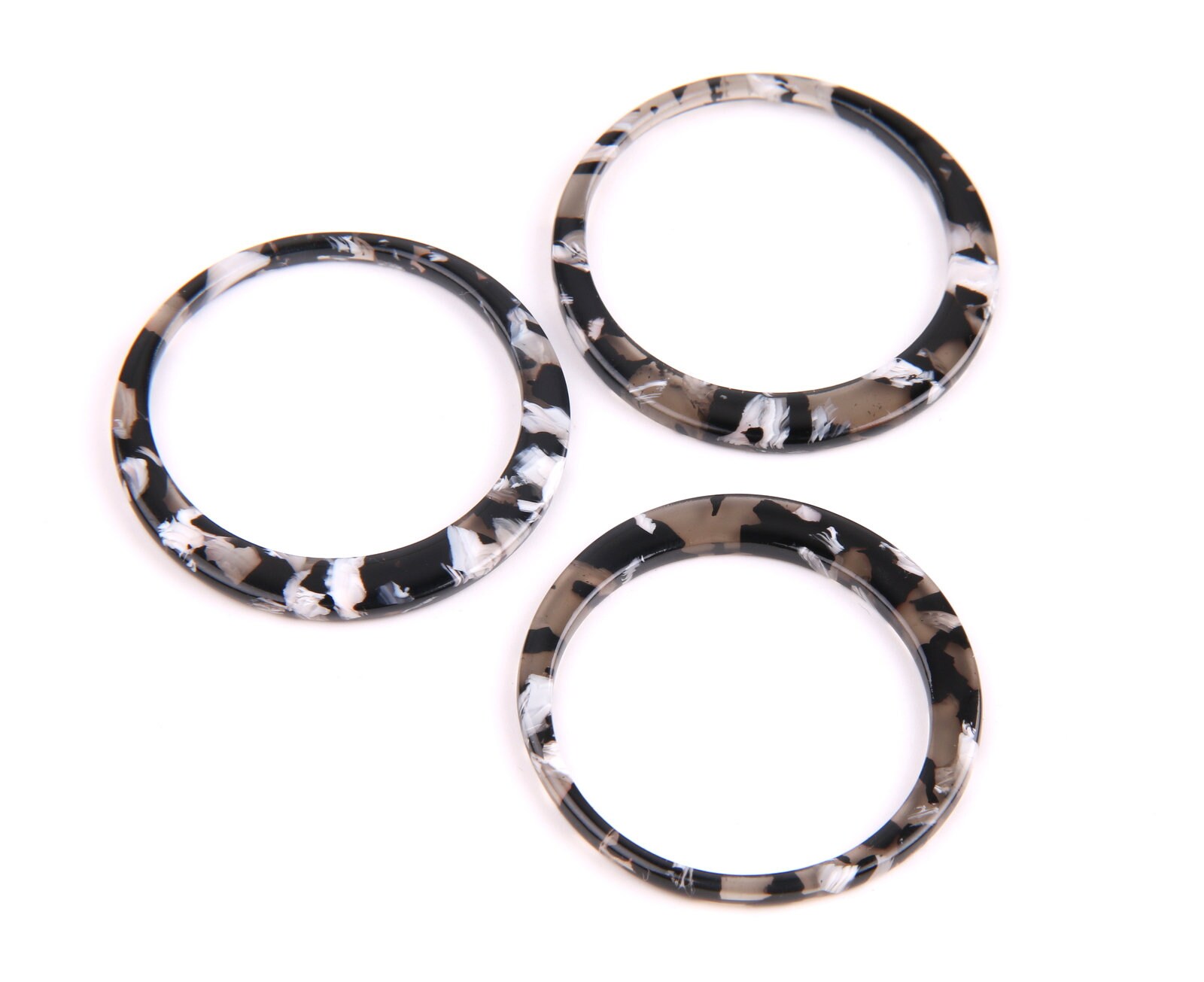 6PCS Tortoise Shell Acetate Acrylic Diy Earring | Etsy