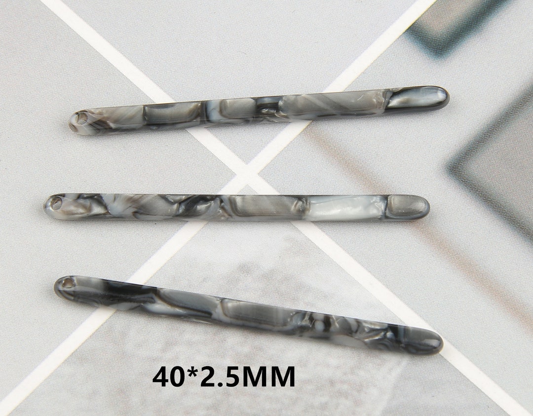 Acetate Acrylic Diy Earring Charms Stick and Rod Shaped Pendant Acetate ...
